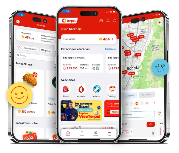 Interfaz de celular Viveterpel